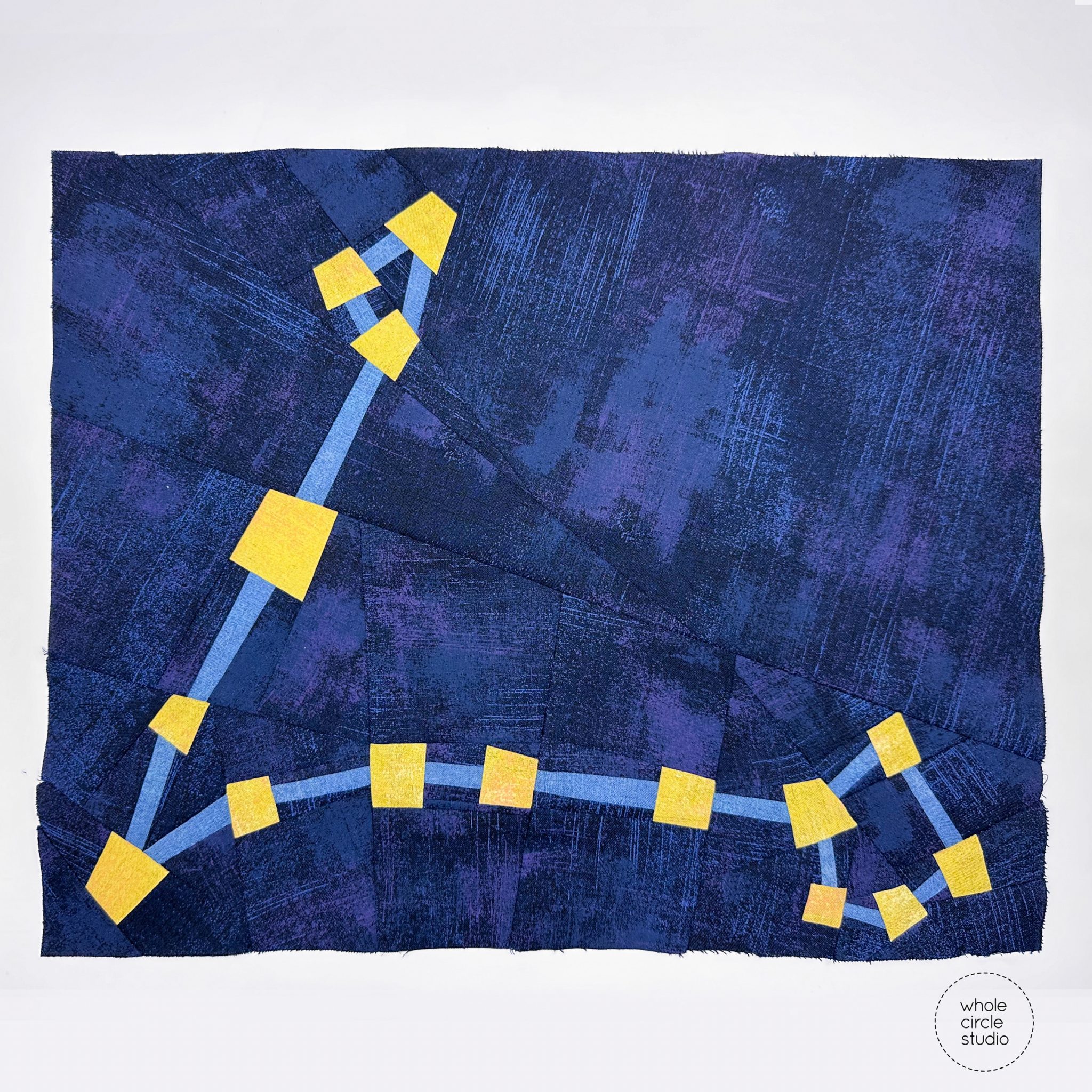 Pisces Constellation quilt block pattern: PDF download – WholeCircleStudio