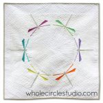Dragonfly Dance mini quilt pattern: PDF download – WholeCircleStudio