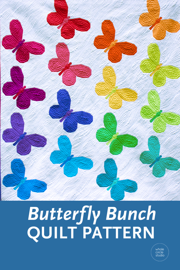 Butterfly Bunch mini quilt pattern: PDF download – WholeCircleStudio