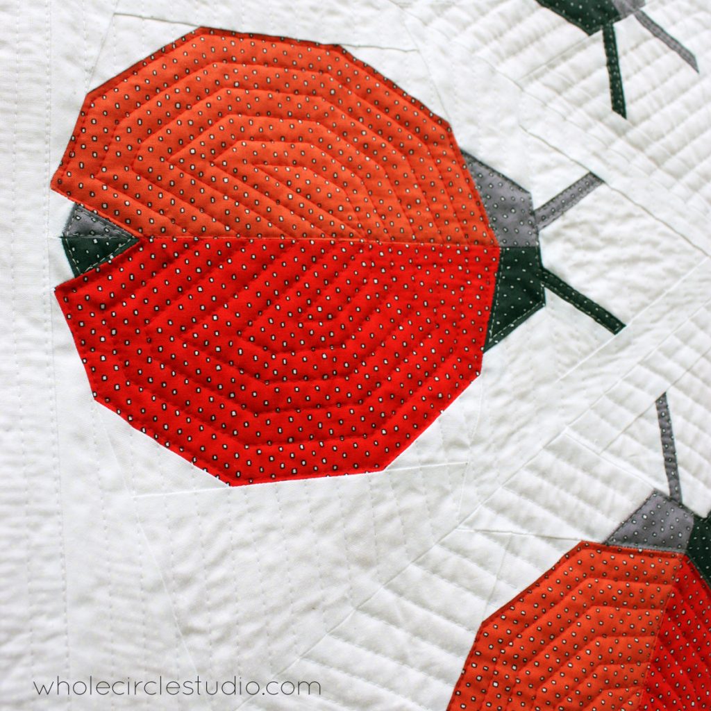 Ladybug Loop mini quilt pattern: PDF download – WholeCircleStudio