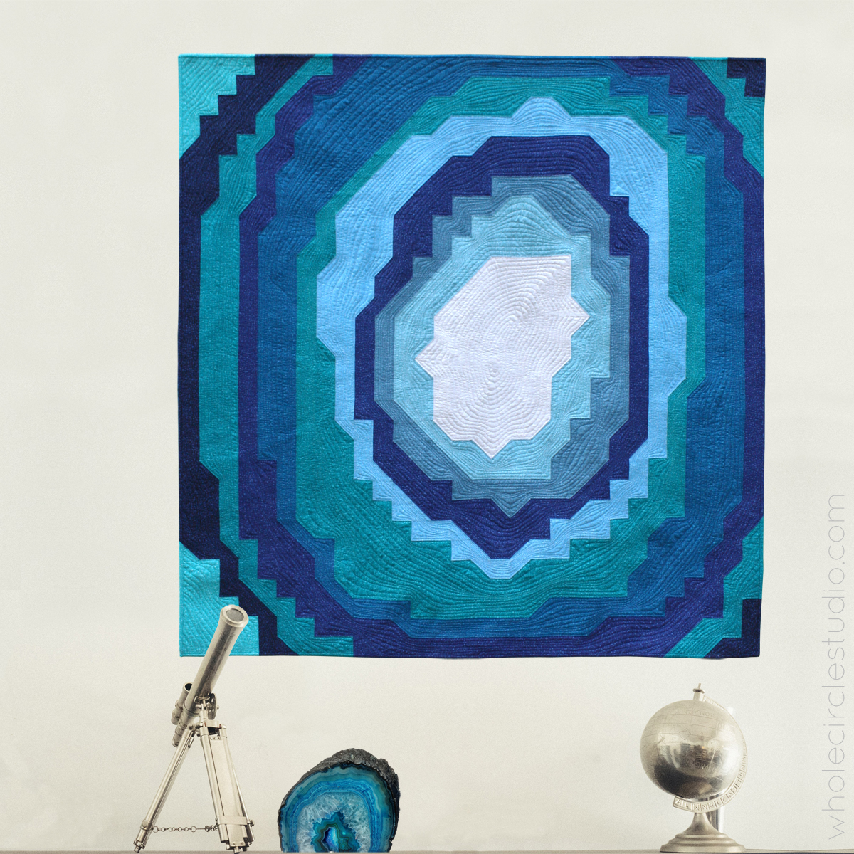 Stone Slice quilt pattern: PDF download – WholeCircleStudio
