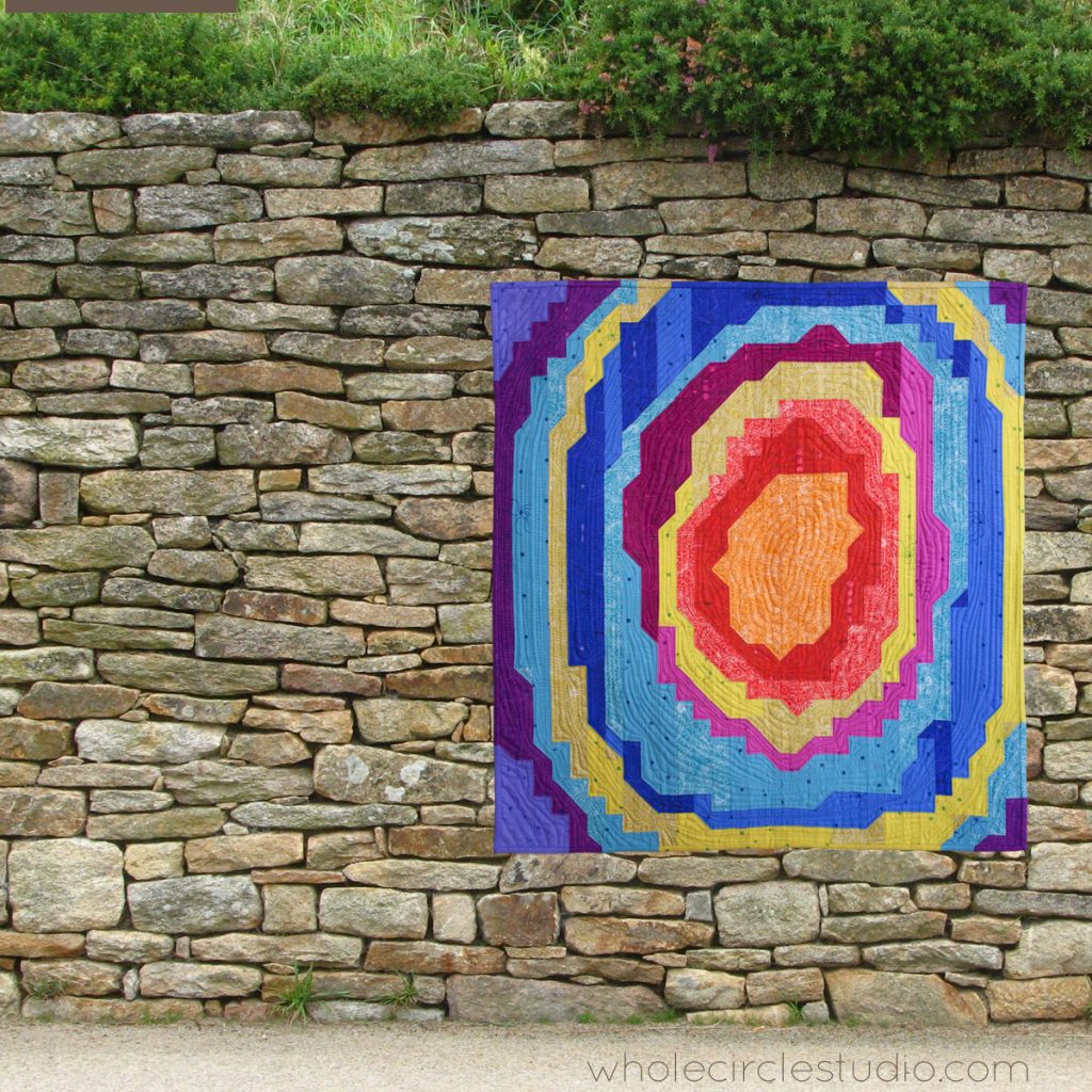 Stone Slice quilt pattern: PDF download – WholeCircleStudio