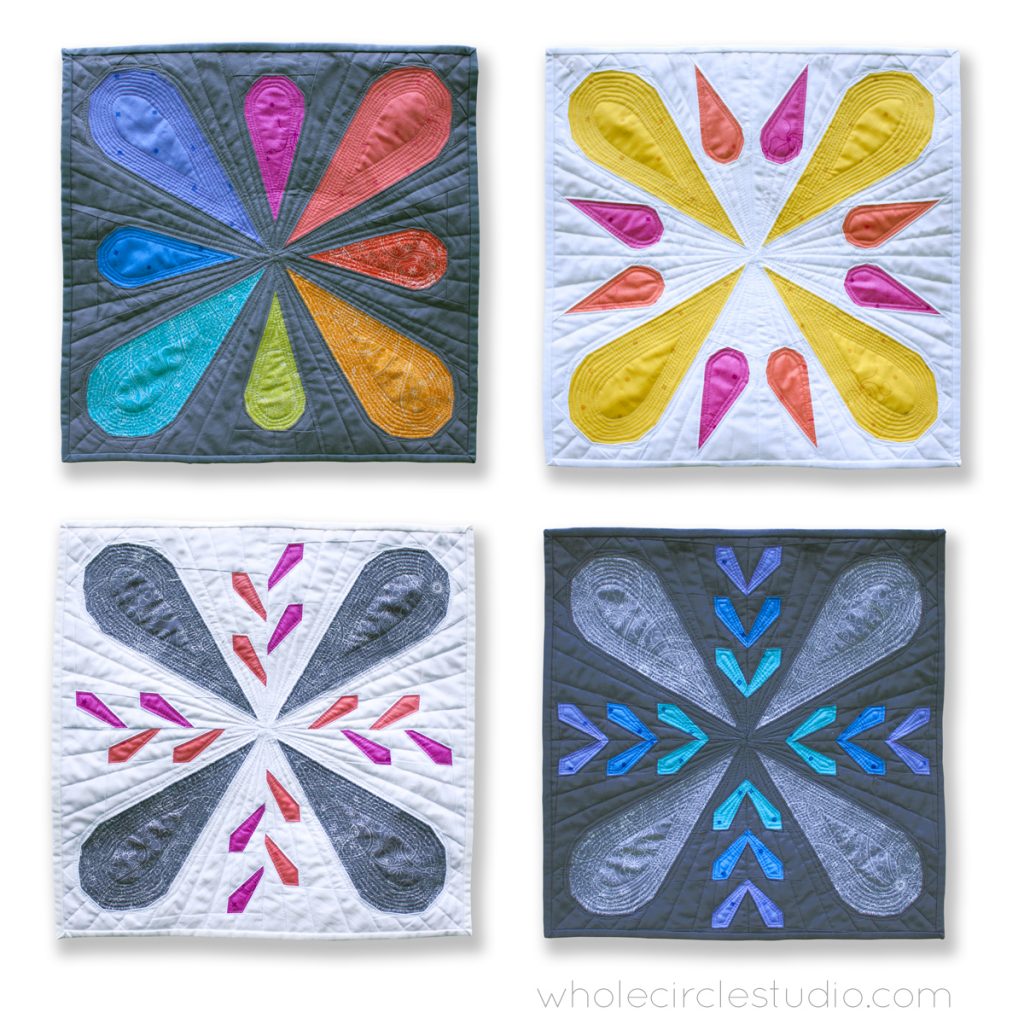 Patchwork Petals quilt pattern: PDF download – WholeCircleStudio