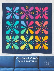 Patchwork Petals quilt pattern: PDF download – WholeCircleStudio