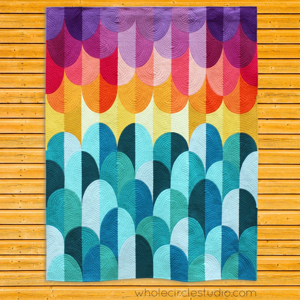 Big Island Sunset quilt pattern: PDF download – WholeCircleStudio