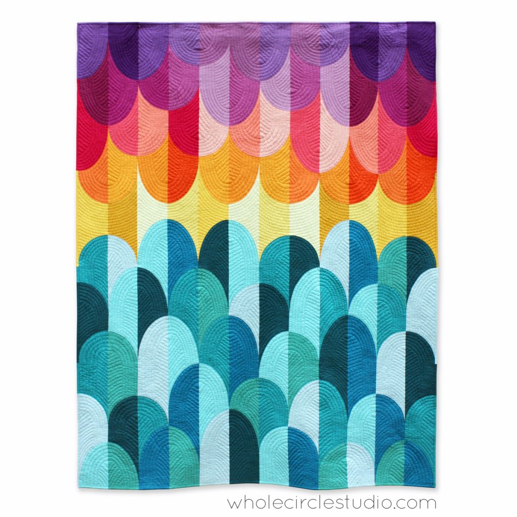 Big Island Sunset quilt pattern: PDF download – WholeCircleStudio