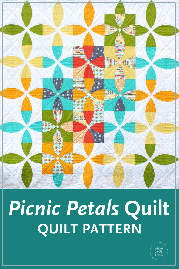 Picnic Petals quilt pattern: PDF download – WholeCircleStudio