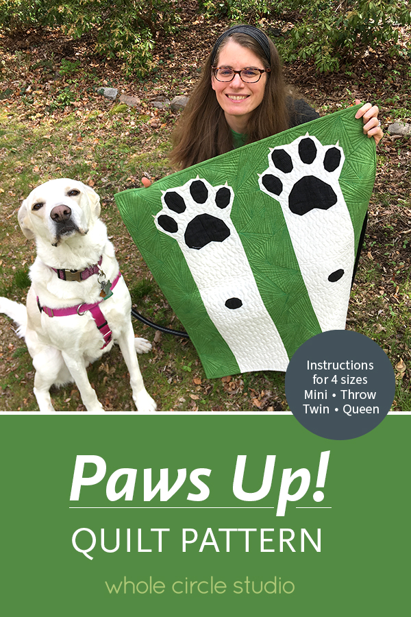 Paws Up! quilt pattern: PDF download – WholeCircleStudio