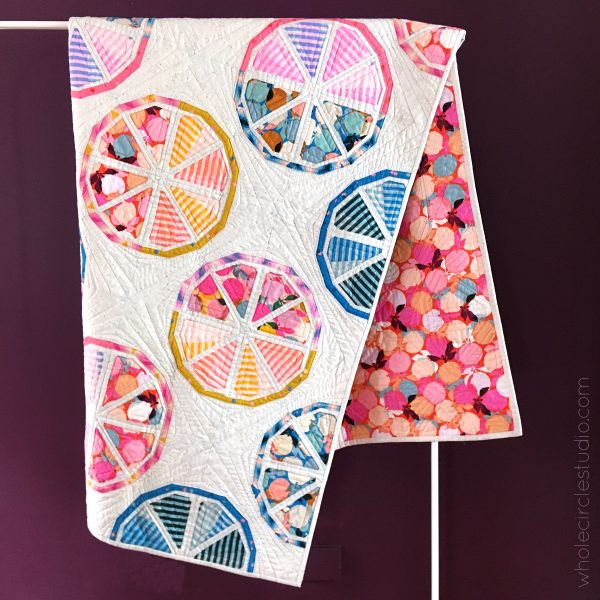 Citrus Slices quilt pattern: PDF download | WholeCircleStudio