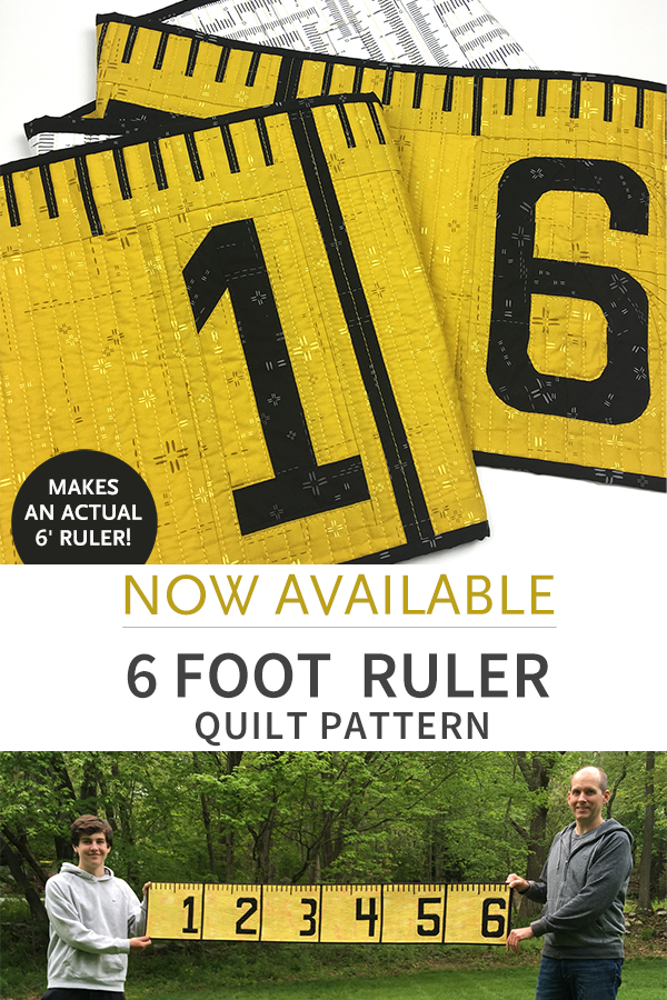 6 Foot Ruler quilt pattern: PDF download – WholeCircleStudio