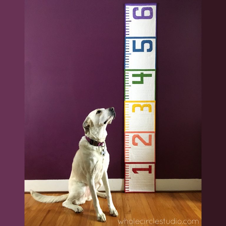6 Foot Ruler quilt pattern: PDF download – WholeCircleStudio