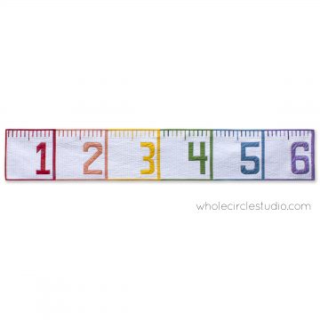 6 Foot Ruler quilt pattern: PDF download – WholeCircleStudio