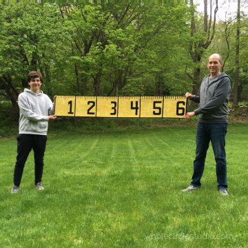 6 Foot Ruler quilt pattern: PDF download – WholeCircleStudio