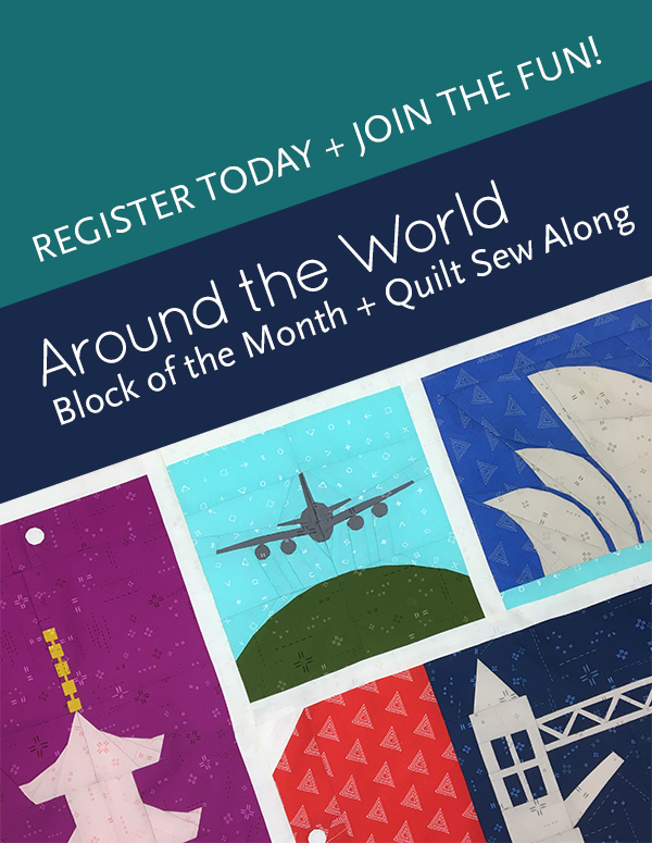 Around the World quilt pattern (13 block bundle): PDF download ...