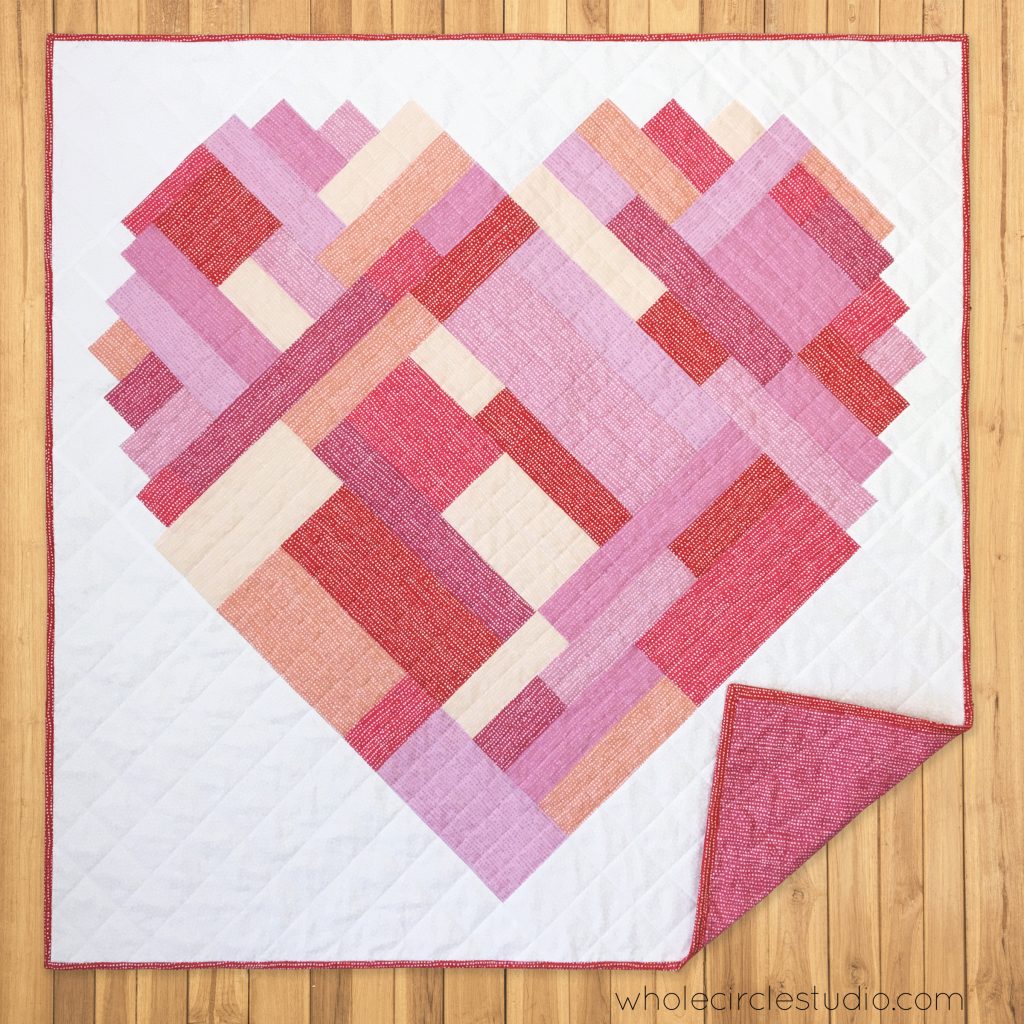 Pieces of Love quilt pattern: PDF download – WholeCircleStudio