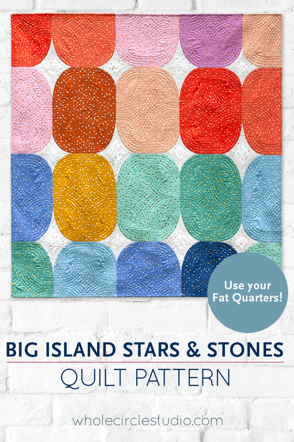 Big Island Stars & Stones quilt pattern: PDF download – WholeCircleStudio