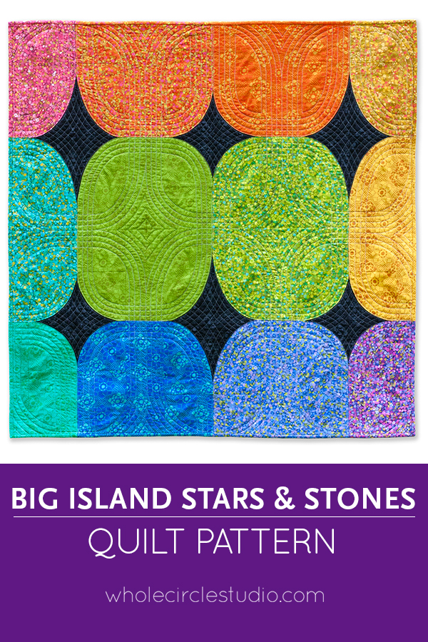 Big Island Stars & Stones quilt pattern: PDF download – WholeCircleStudio