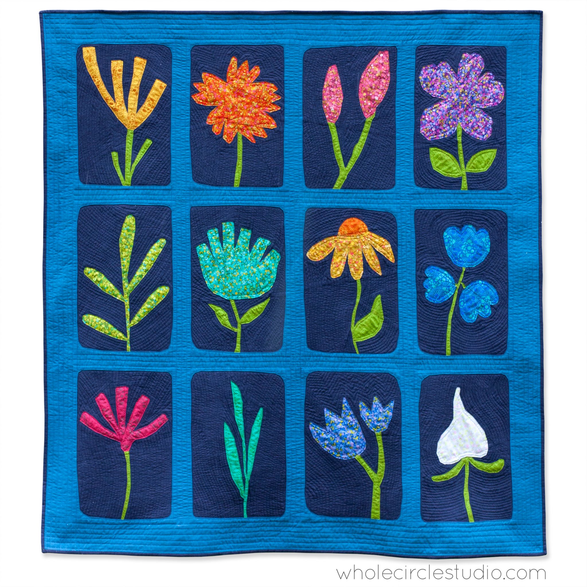 Botanical Beauties quilt pattern (12 block bundle): PDF download ...