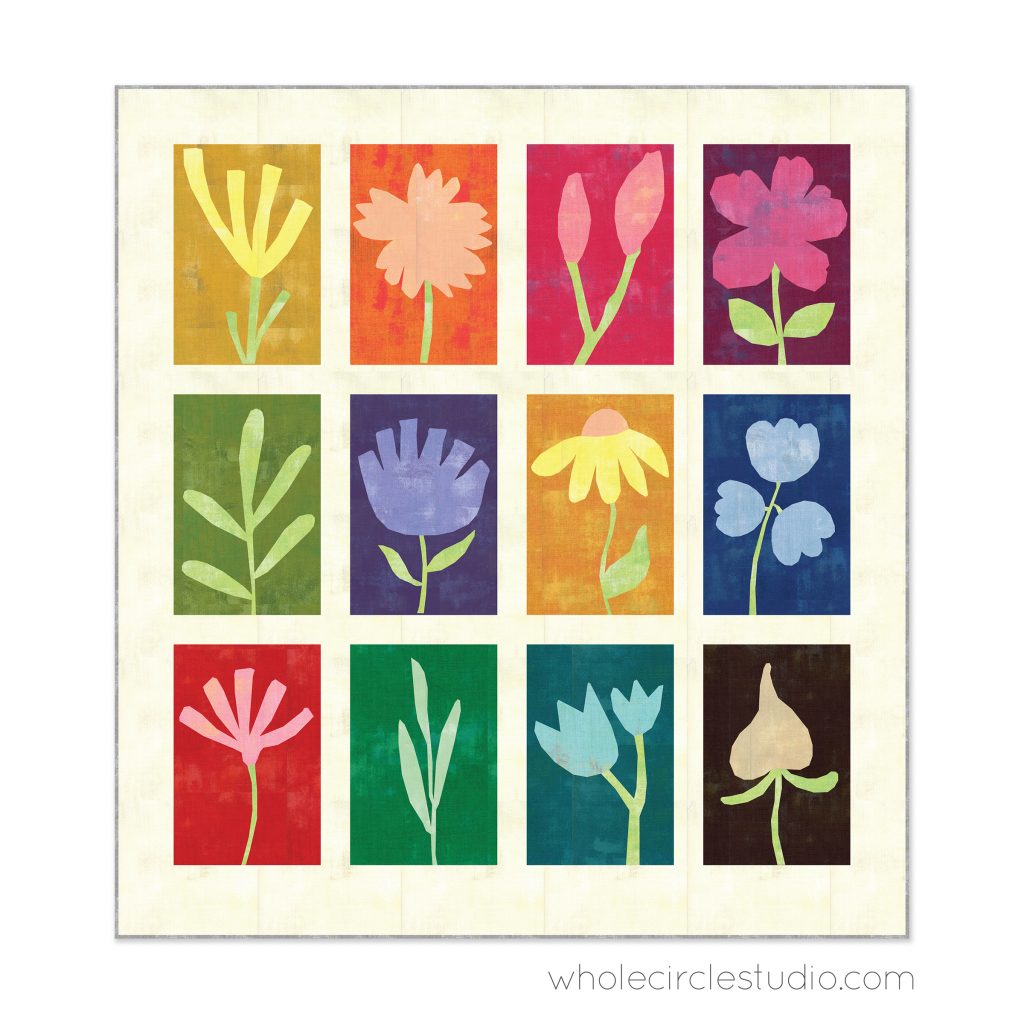 Botanical Beauties quilt pattern (12 block bundle): PDF download ...