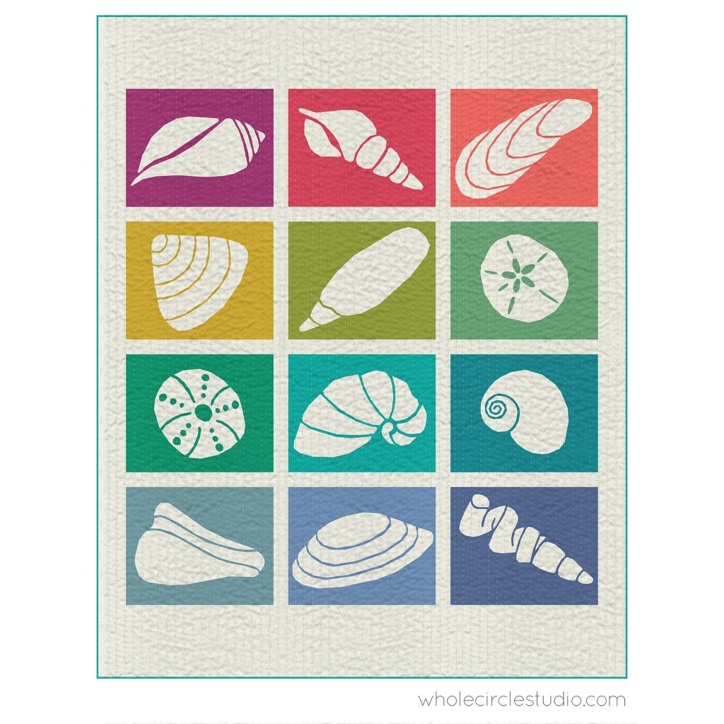 Shoreline Shells quilt pattern (12 block bundle): PDF download ...
