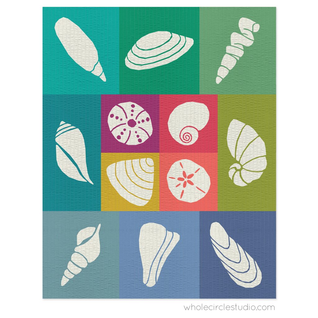 Shoreline Shells quilt pattern (12 block bundle): PDF download ...
