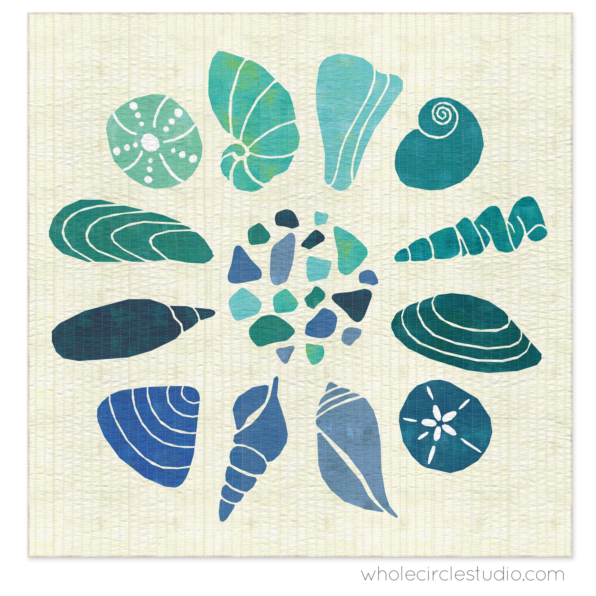 Shoreline Shells quilt pattern (12 block bundle): PDF download ...
