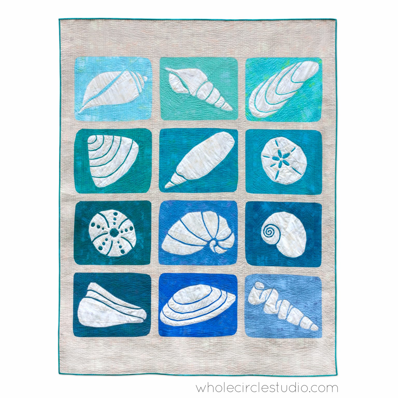 Shoreline Shells quilt pattern (12 block bundle): PDF download ...