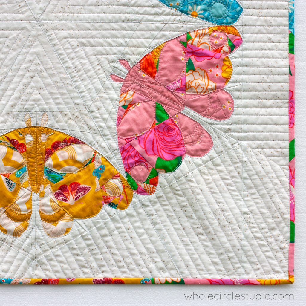 Modern Moths mini quilt pattern: PDF download – WholeCircleStudio