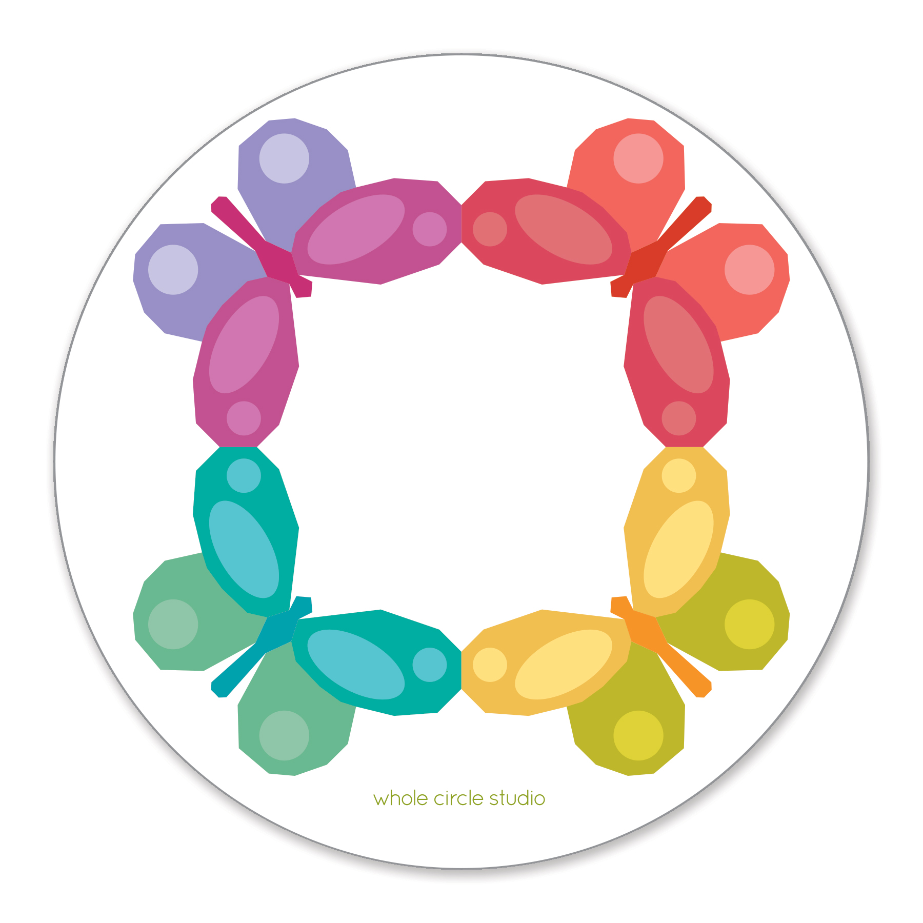 Butterfly Bunch Sticker – WholeCircleStudio