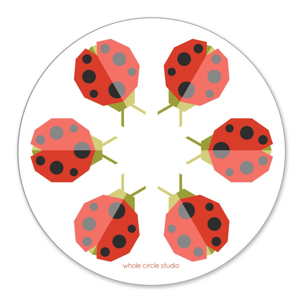 Ladybug Loop Sticker – WholeCircleStudio