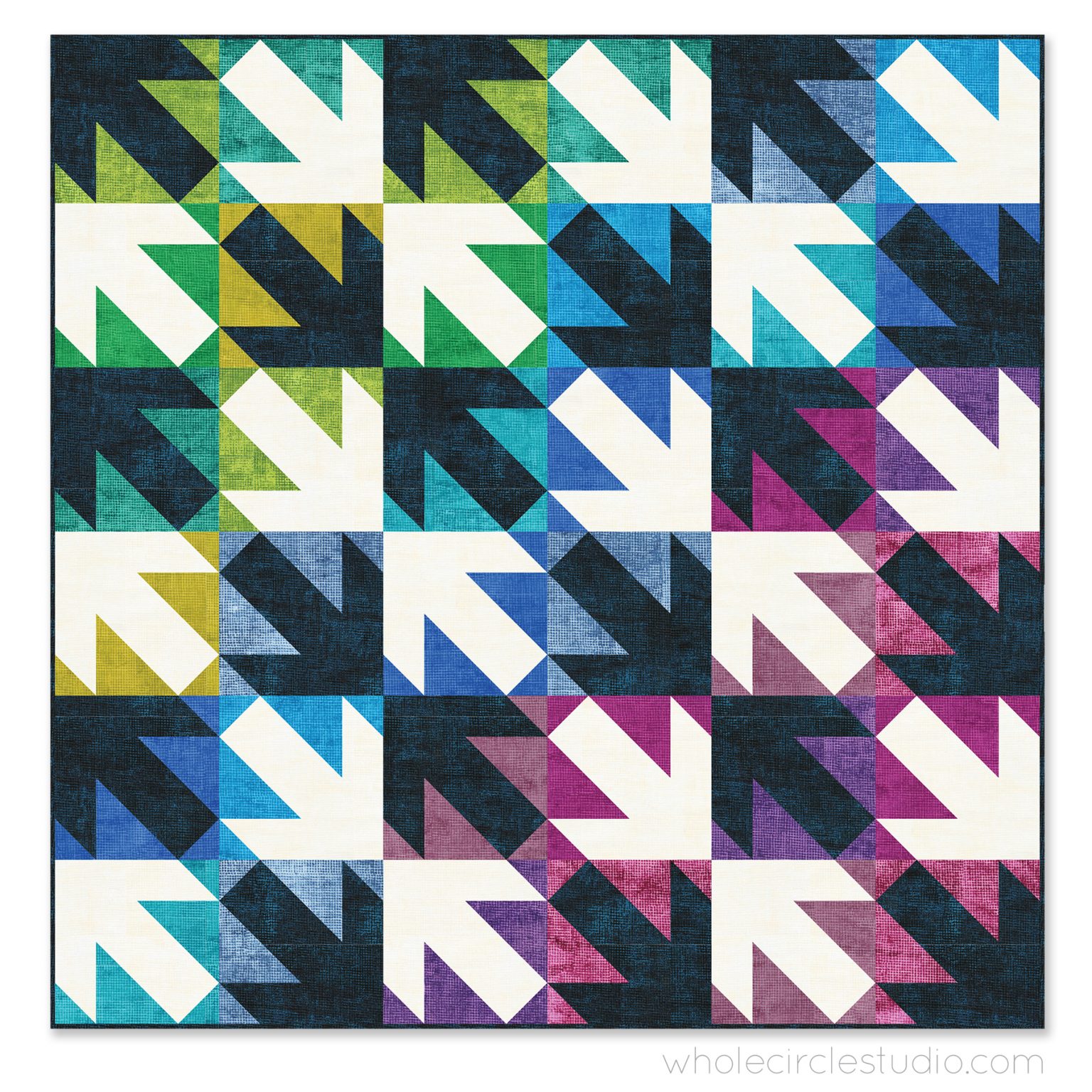 Dual Directions quilt pattern: PDF download – WholeCircleStudio