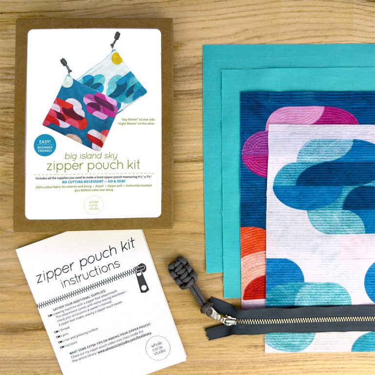 Zipper Pouch Kits (6 Designs to Choose From!) – WholeCircleStudio