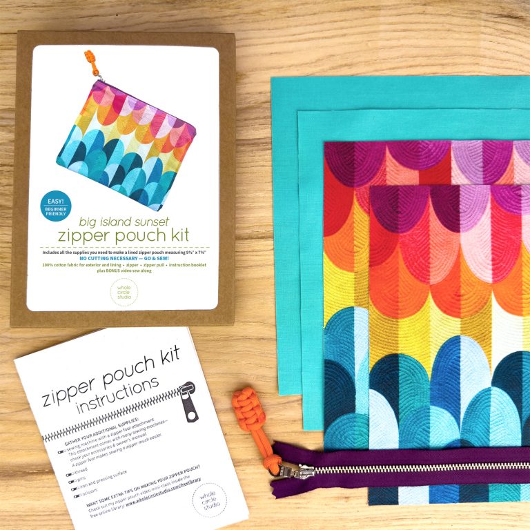 Zipper Pouch Kits (6 Designs to Choose From!) – WholeCircleStudio
