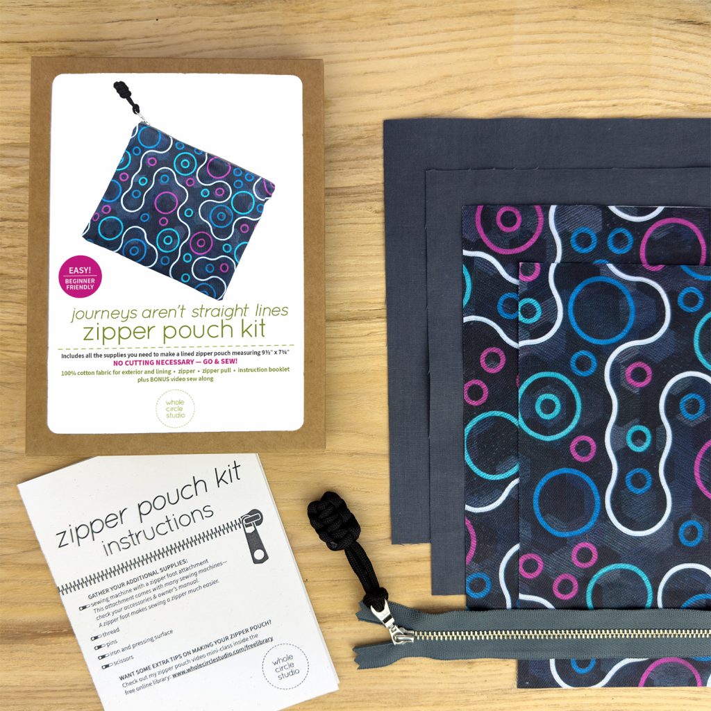 Zipper Pouch Kits (6 Designs to Choose From!) – WholeCircleStudio