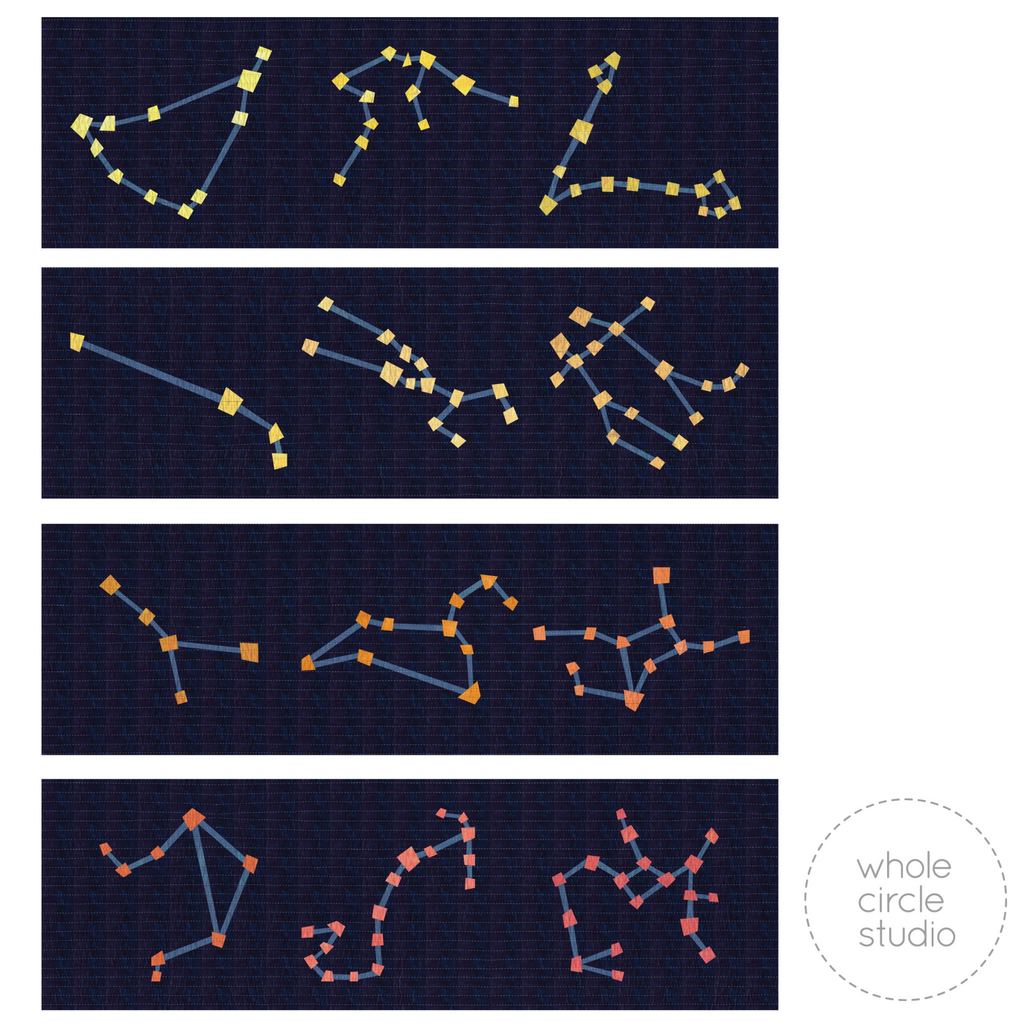 Starry Signs Block of the Month — 2025 – WholeCircleStudio