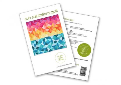 Sun Salutations Quilt Pattern: Maker Showcase Gallery – WholeCircleStudio