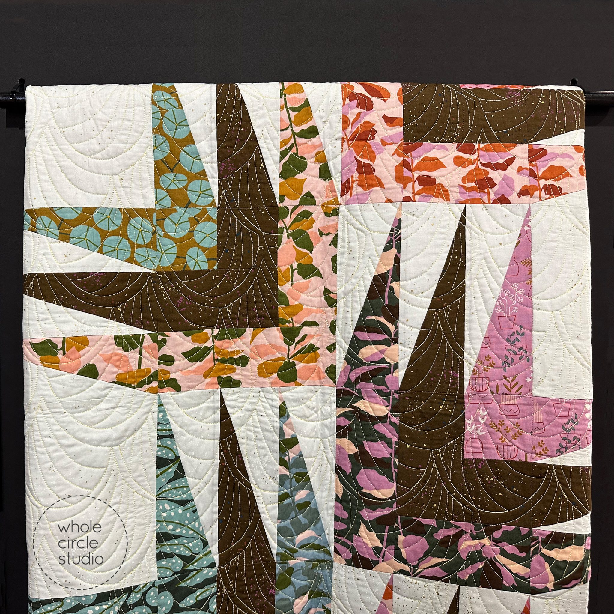 Prickly Petals quilt pattern: PDF download – WholeCircleStudio